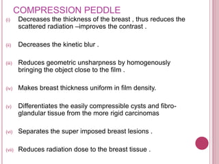 Mammography physics and technique | PPTX