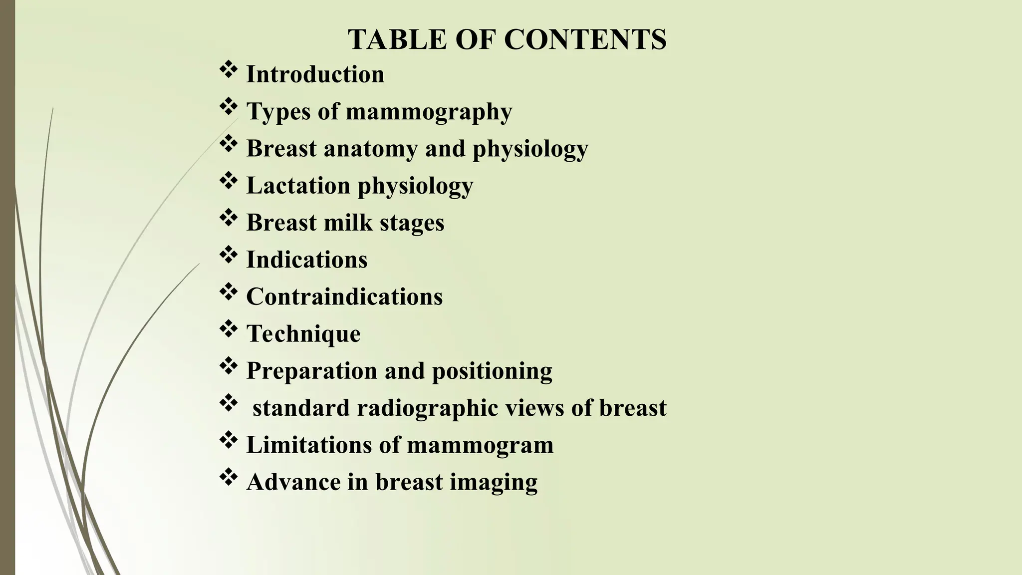 BASICS OF MAMMOGRAPHY PPT DESIGNED BY SHAKIR NISAR BHAT | PPT