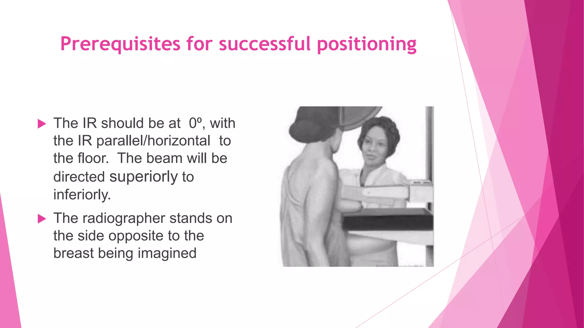 Mammography positioning technique for Cranio Caudal (CC) | PPTX