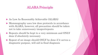 Mammography positioning technique for Cranio Caudal (CC) | PPTX