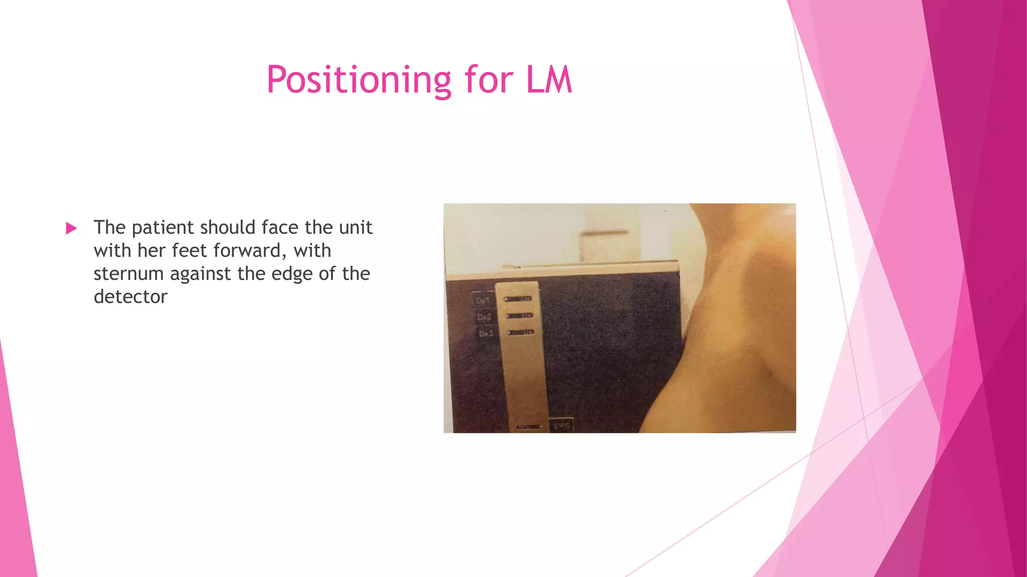 Mammography positioning technique for Lateral Views (LM/ML) | PPTX
