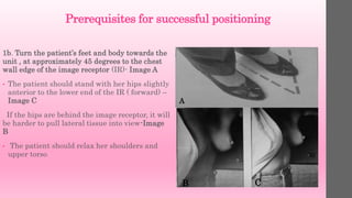Mammography positioning technique for MLO View | PPTX