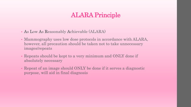 Mammography positioning technique for MLO View | PPTX | Death, Injury ...