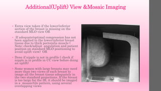 Mammography positioning technique for MLO View | PPTX