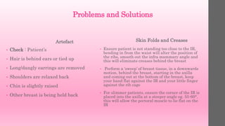 Mammography positioning technique for MLO View | PPTX