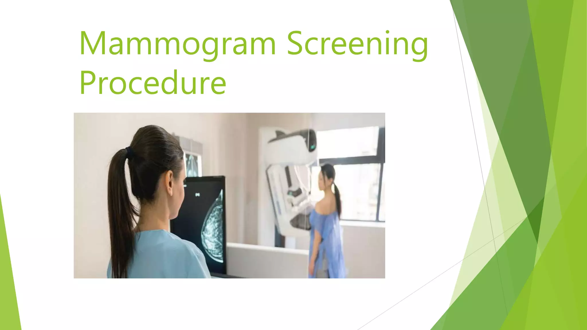 Mammography Screening | PPTX