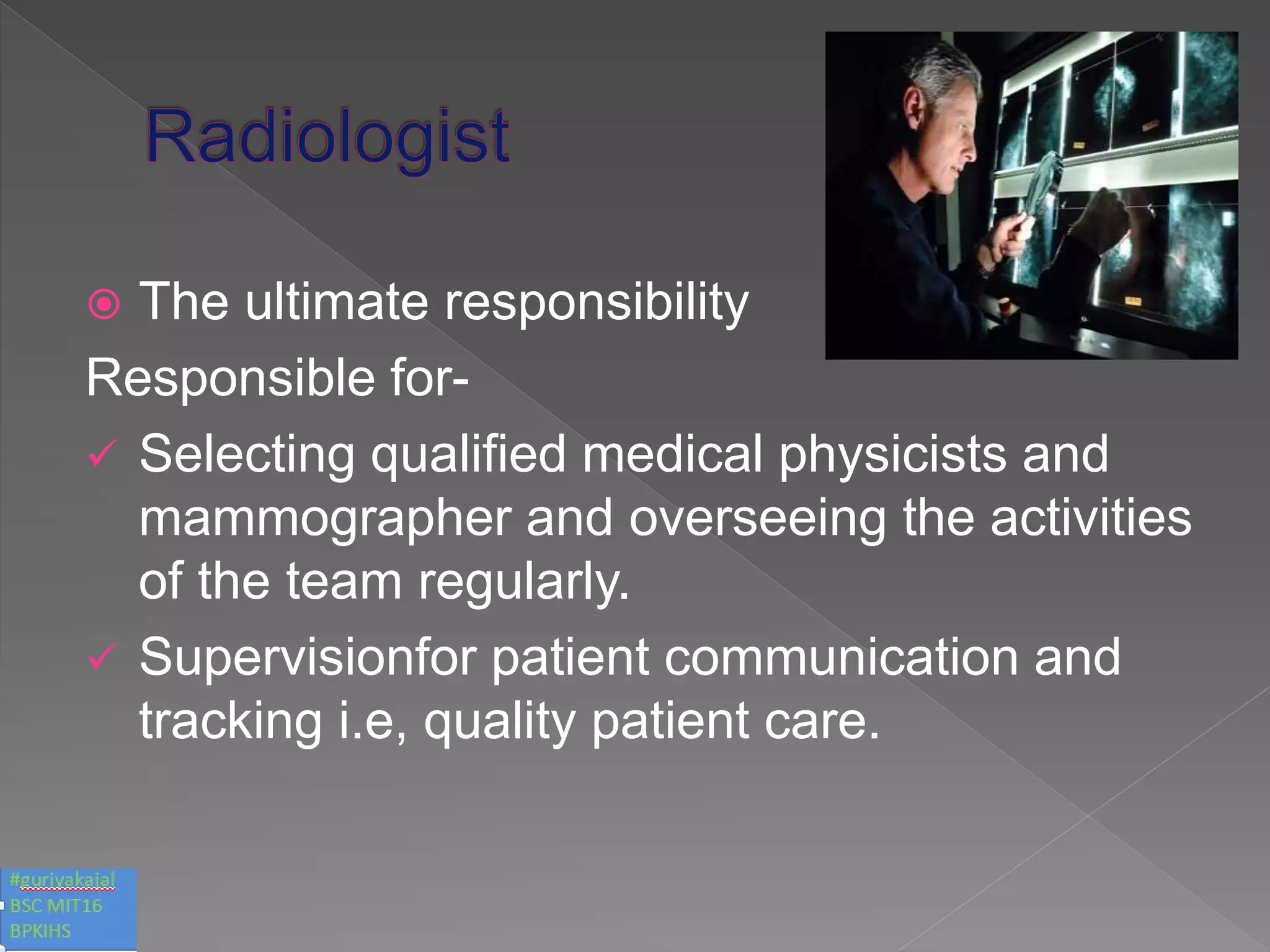 Mammography : quality control (quality assurance) | PPTX