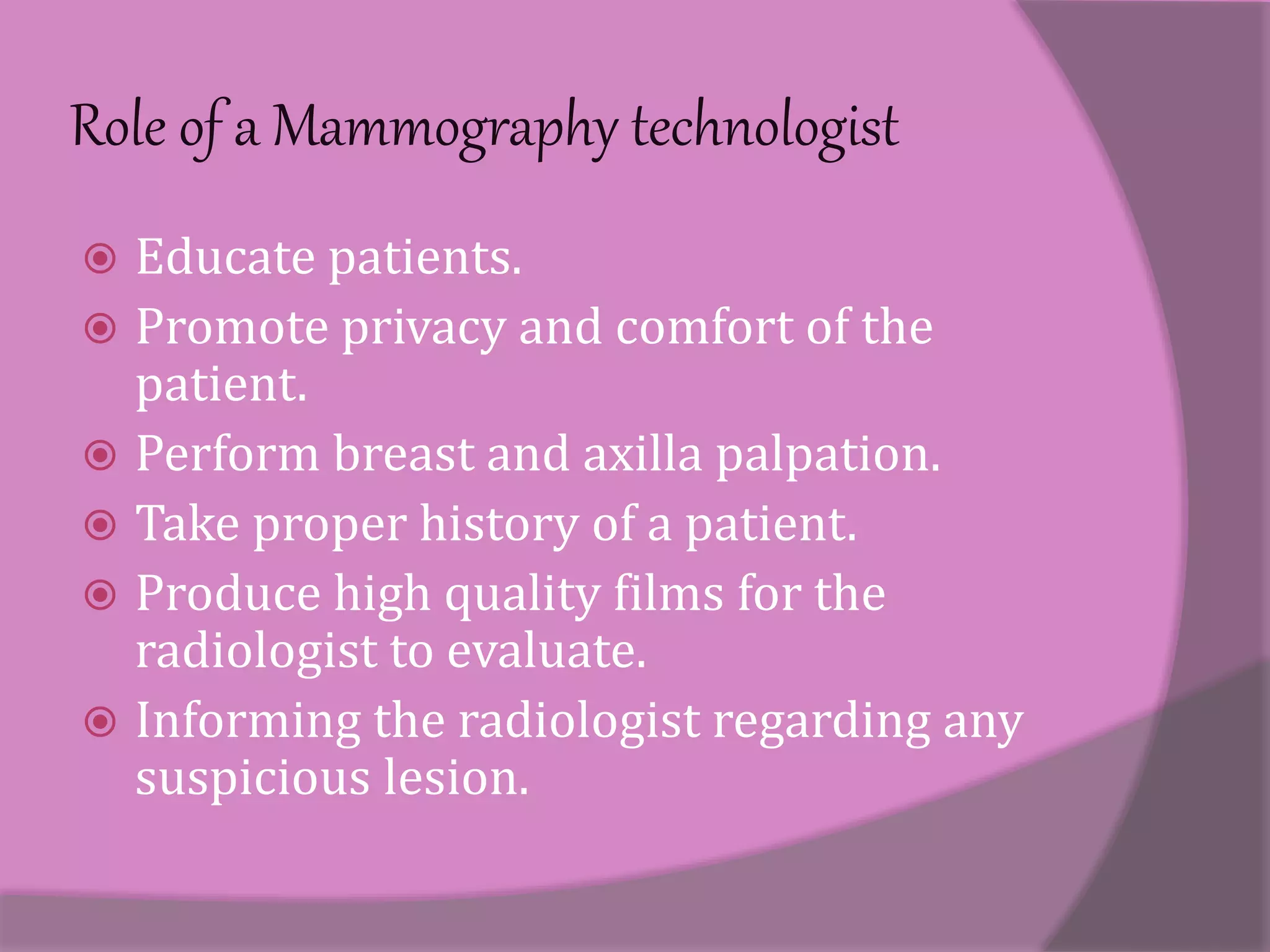 Mammography | PPTX