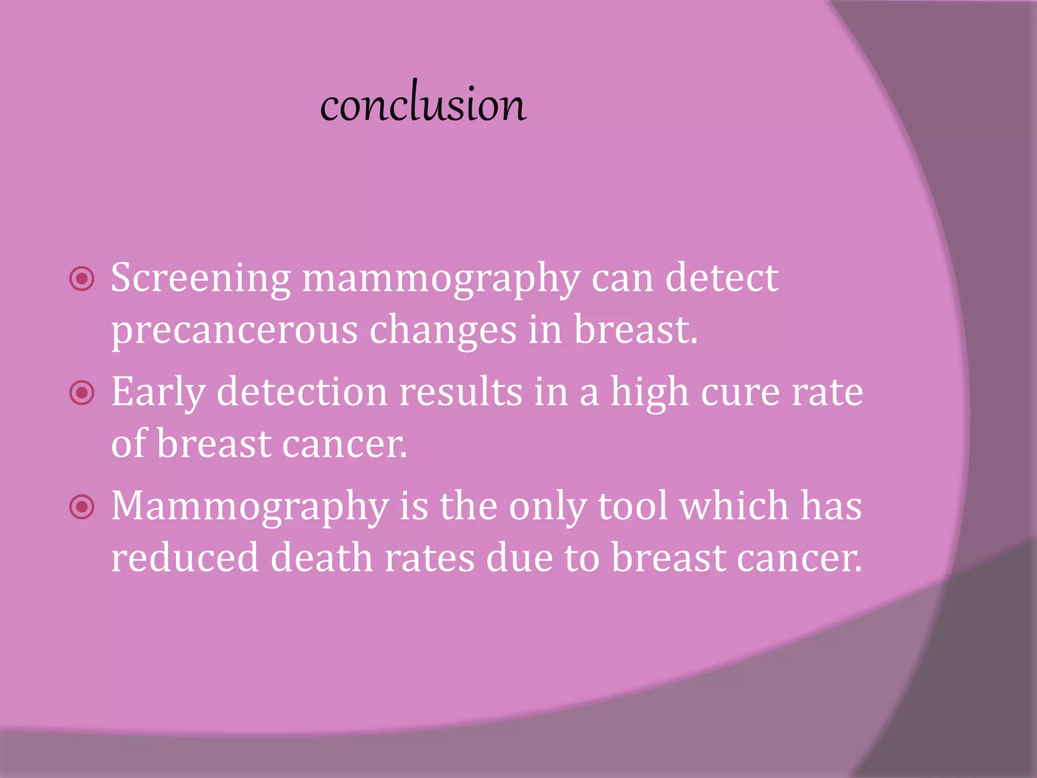 Mammography | PPTX