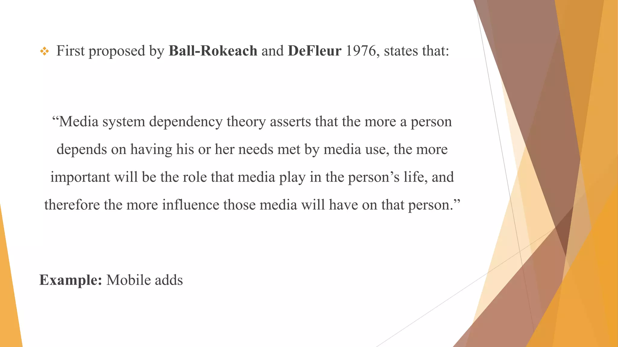 media system theory | PPTX