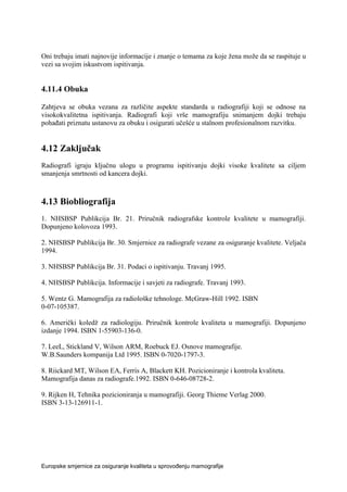 Mamografija smjernice | PDF