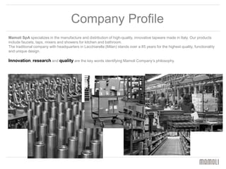 Mamoli - Company Presentation | PDF