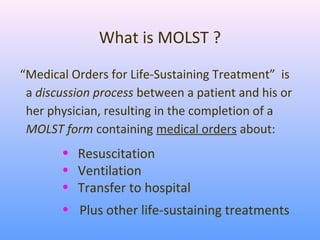 MA MOLST Training PowerPoint | PPT