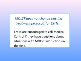 MA MOLST Training PowerPoint | PPT