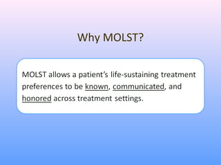 MA MOLST Training PowerPoint | PPT