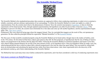 M & M Scientific Method | PDF