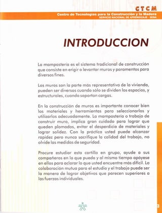 Mamposteria ctcm | PDF