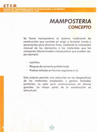 Mamposteria ctcm | PDF