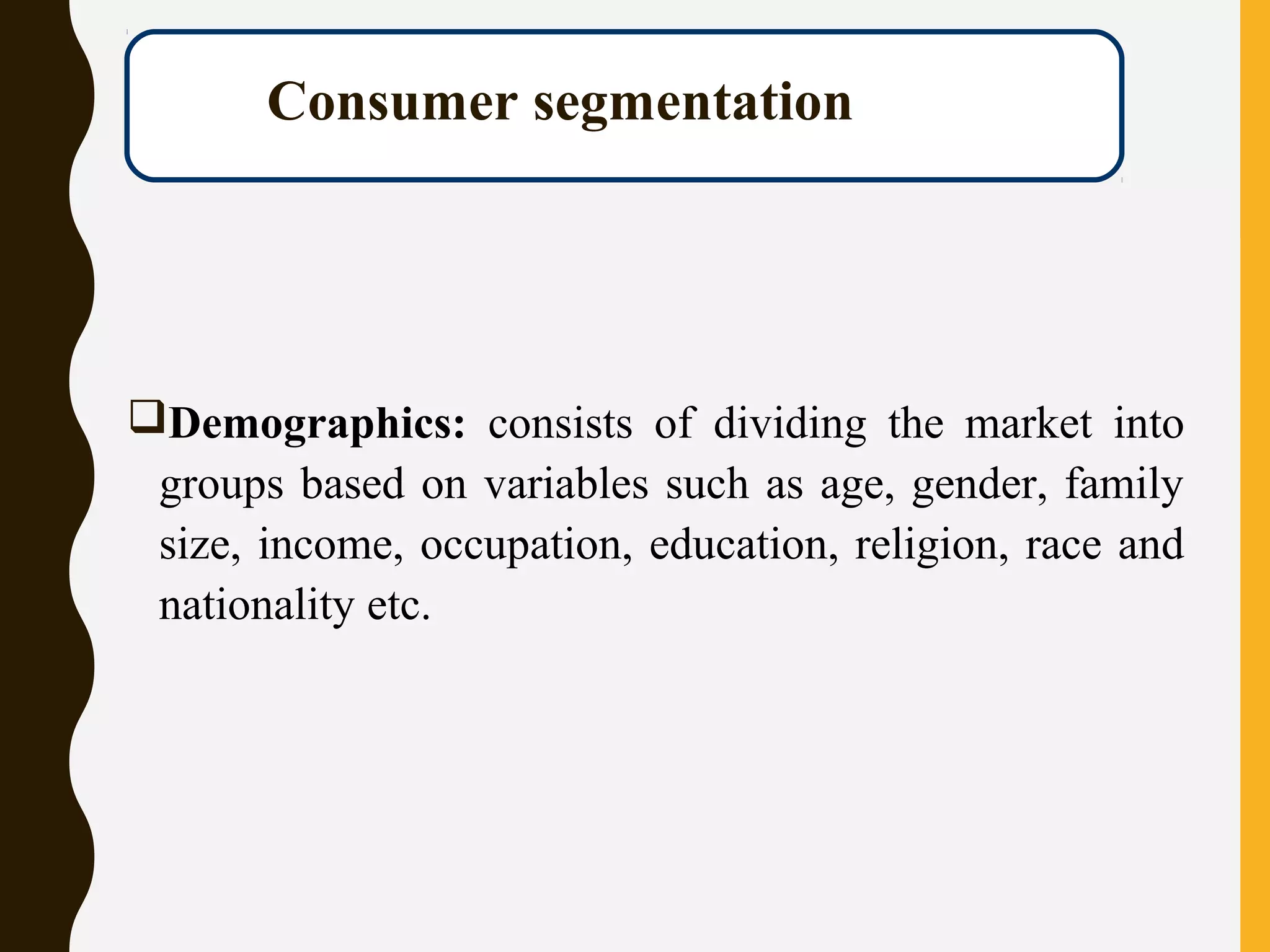 Consumer Audience | PPT