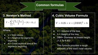 volume measurment of tree for forestry purposes | PDF