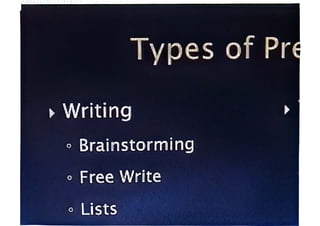 MAM SHAZIA LECTURE FOUR.pdf brainstorming | PDF