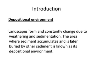 Classification of Marine Depositional Environment | PPTX