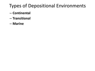 Classification of Marine Depositional Environment | PPTX