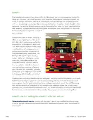 MAM Software: Tint World Case Study | PDF