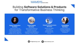 Mamsys Services | PDF