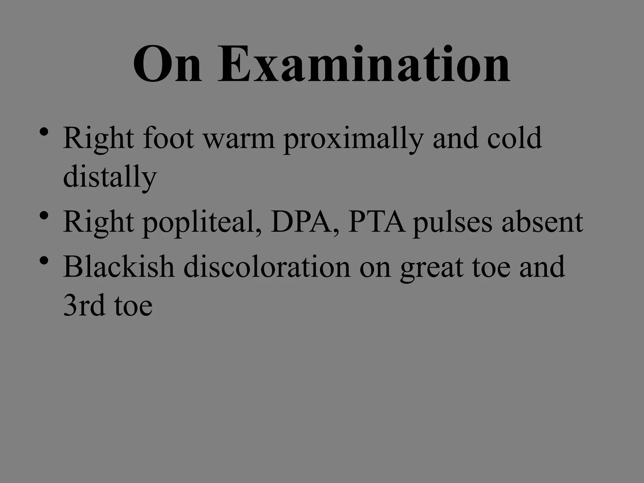 A case of Right great toe and 3rd toe gangrene.pptx