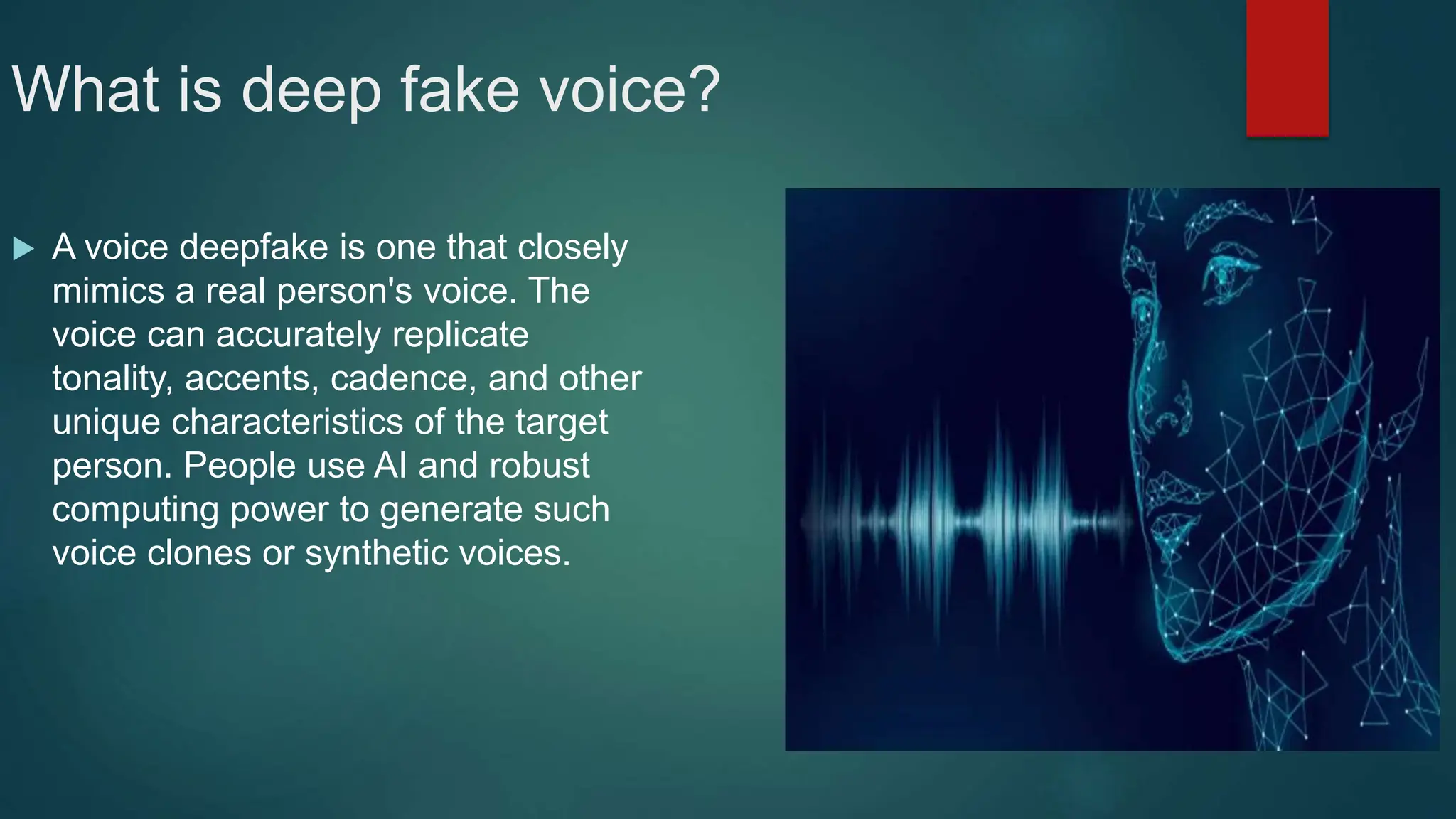 Deepfake Detection with the help of AI.pptx