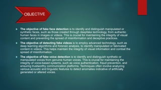 Deepfake Detection with the help of AI.pptx