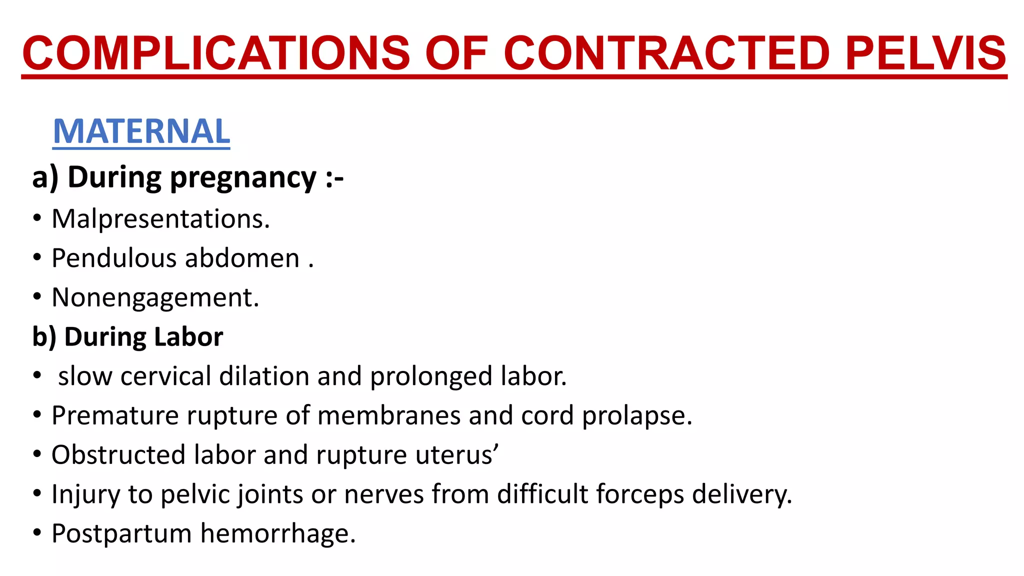 Contracted pelvis | PPTX