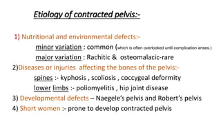 Contracted pelvis | PPTX