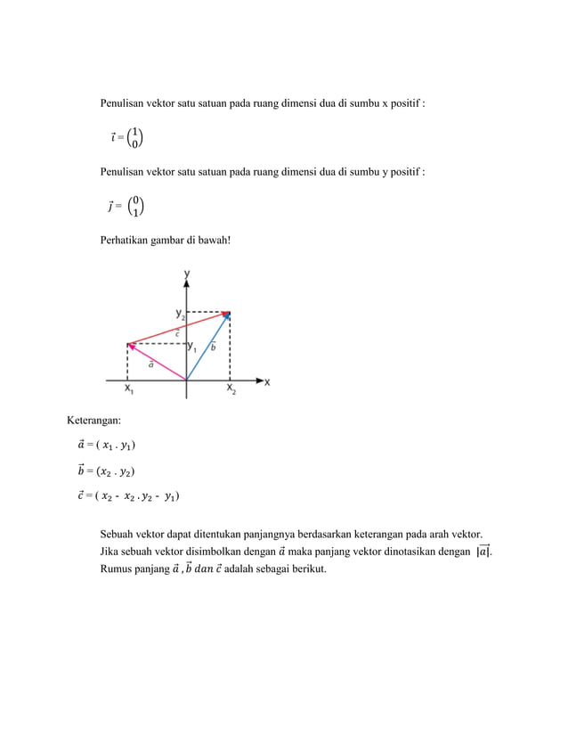 Matematika Vektor Kelompok2 | PDF