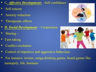 toys and games benefits of playing | PPTX