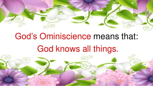 God's Omniscience