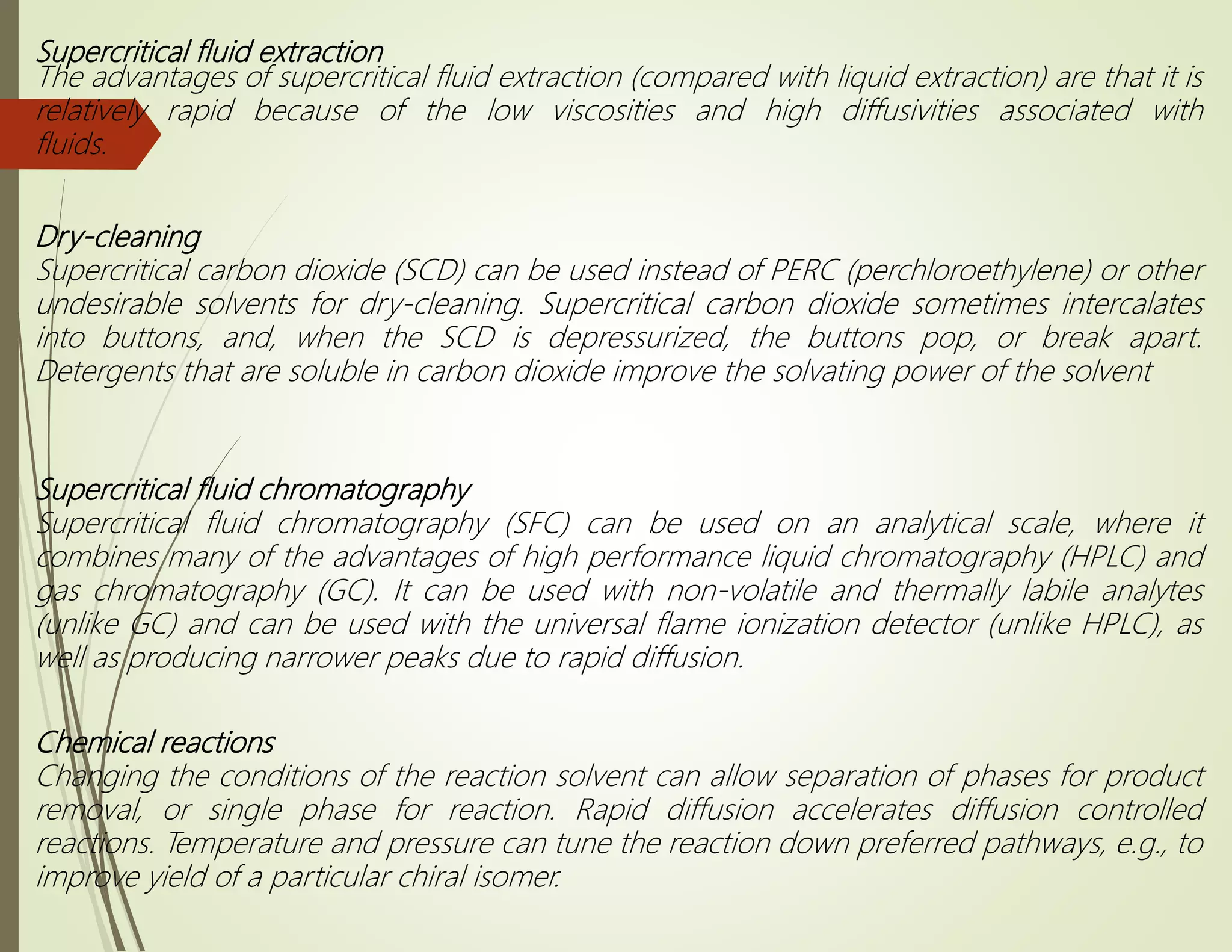 Ultrasound In organic reaction and Supercritical Liquids | PPTX