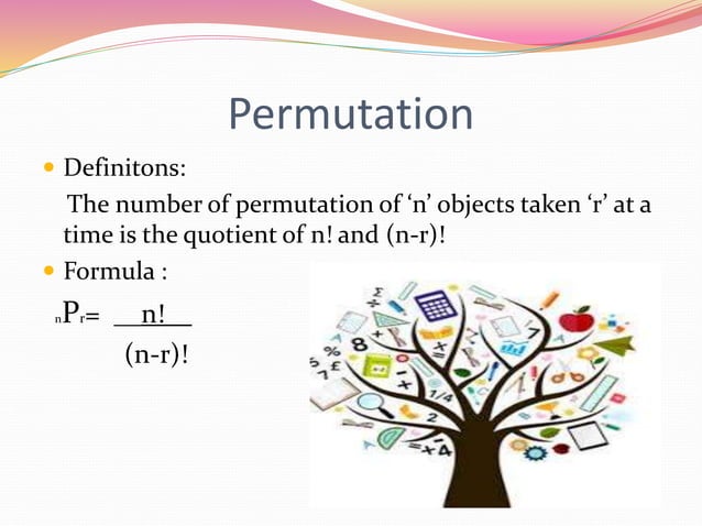 presentation on permutation and combination and number system | PPT