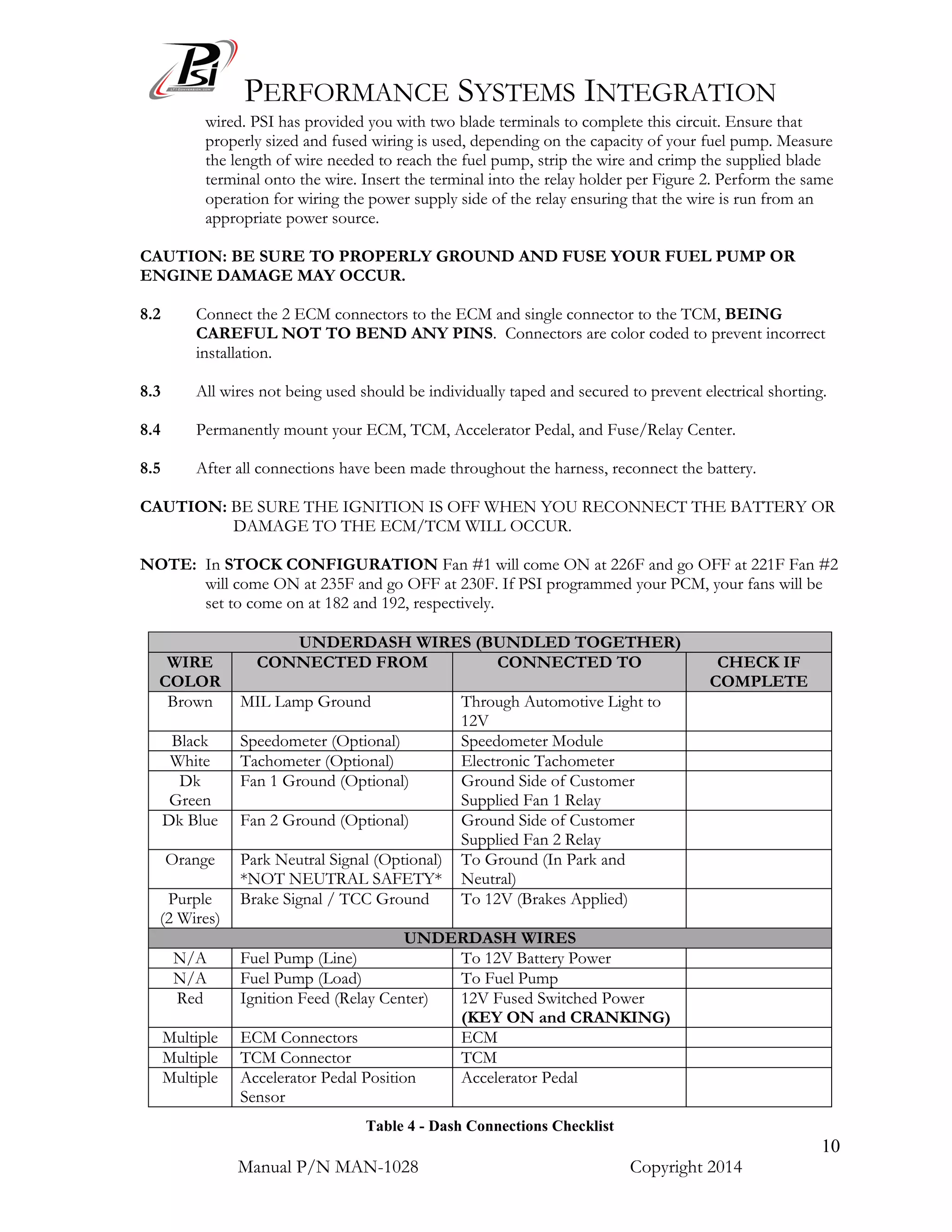 EFI Swap | Automotive Wiring Products Manual for 2006 – Current GEN IV LSX/Vortec 4.8, 5.3, 6.0 ...