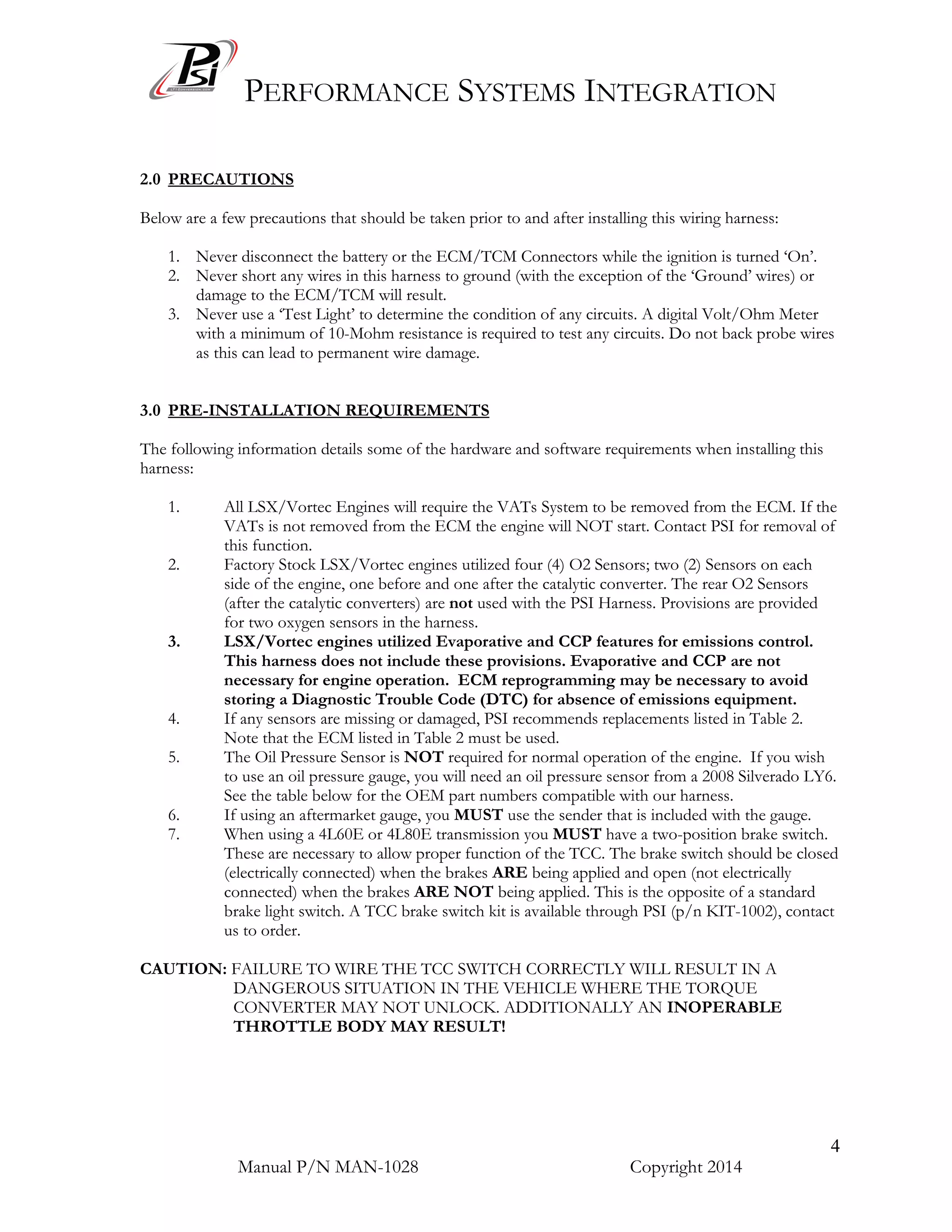 EFI Swap | Automotive Wiring Products Manual for 2006 – Current GEN IV ...