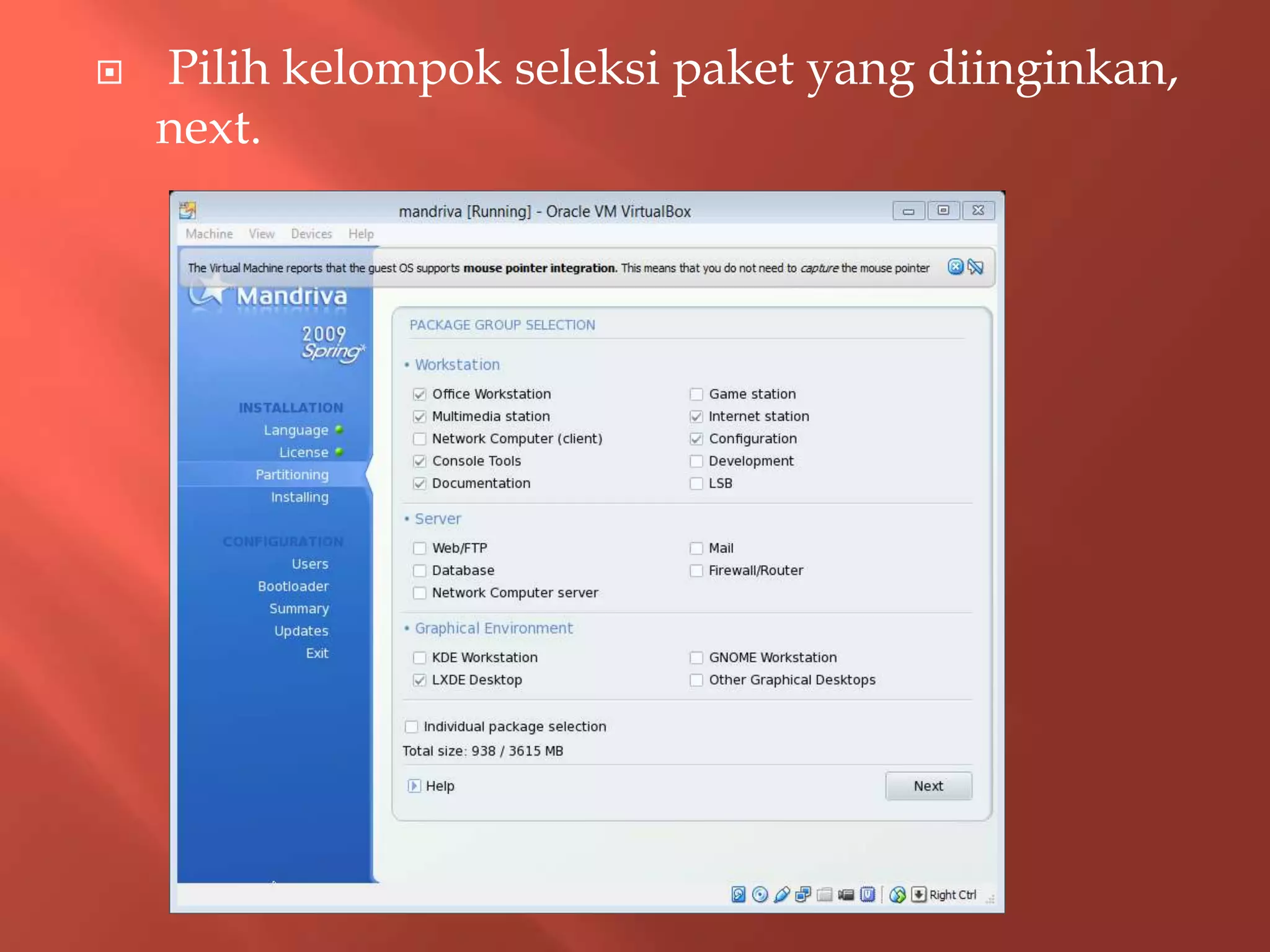Instalasi Mandriva pada Virtual Box | PPTX