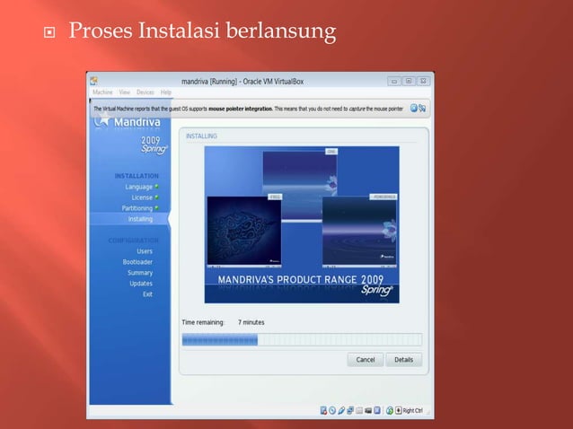 Instalasi Mandriva pada Virtual Box | PPT