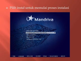 Instalasi Mandriva pada Virtual Box | PPTX