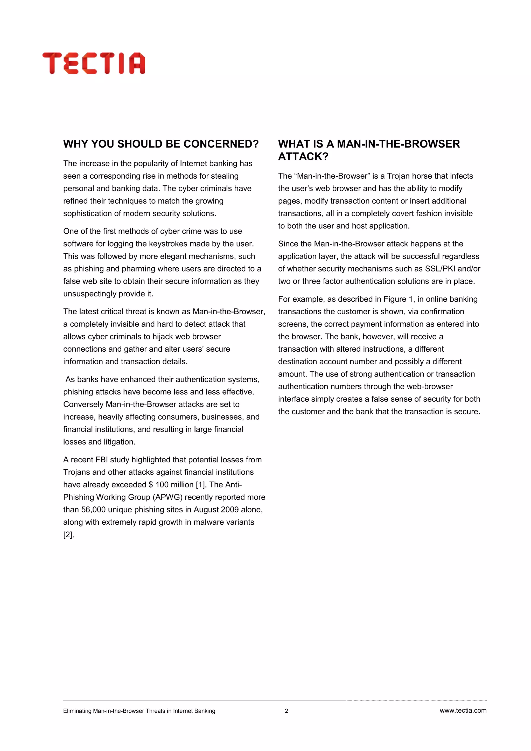 Man in-the-browser tectia-whitepaper | PDF