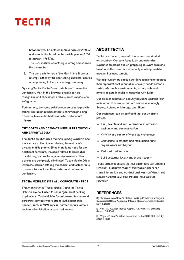 Man in-the-browser tectia-whitepaper | PDF | Computing | Technology ...