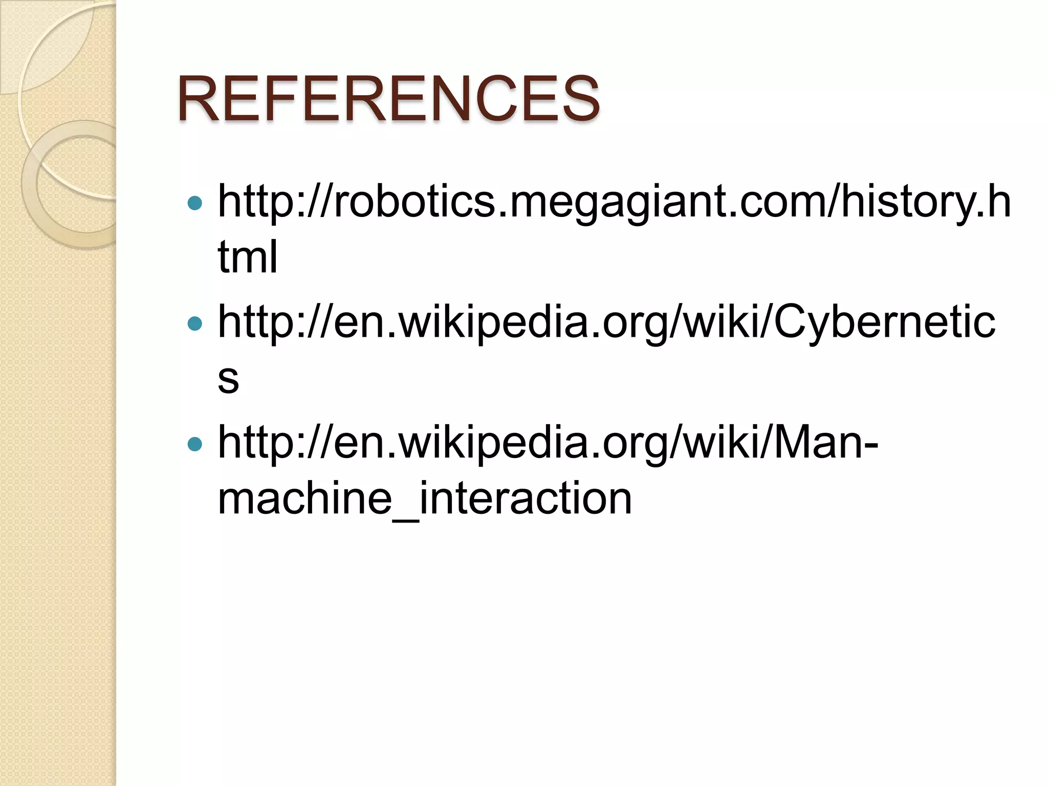 Man machine interaction | PPTX | Robotics | Technology & Computing