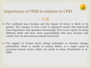 Man machine interface & it’s controls | PPTX