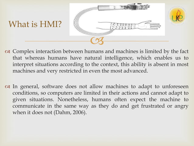 Man machine interface & it’s controls | PPTX
