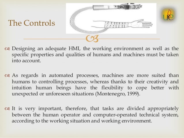 Man machine interface & it’s controls